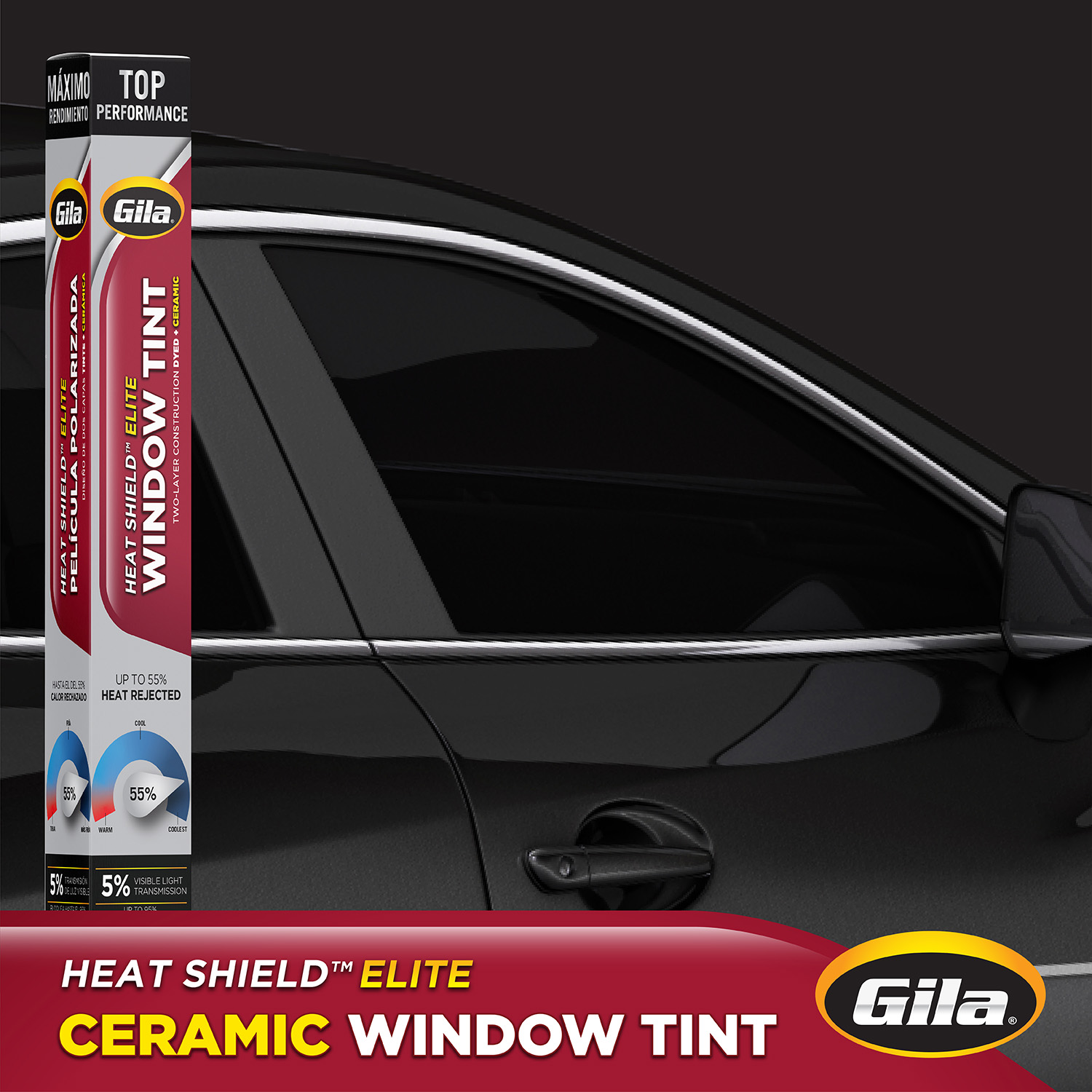 Heat Shield Elite 5% VLT Window Tint | Gila Window Film