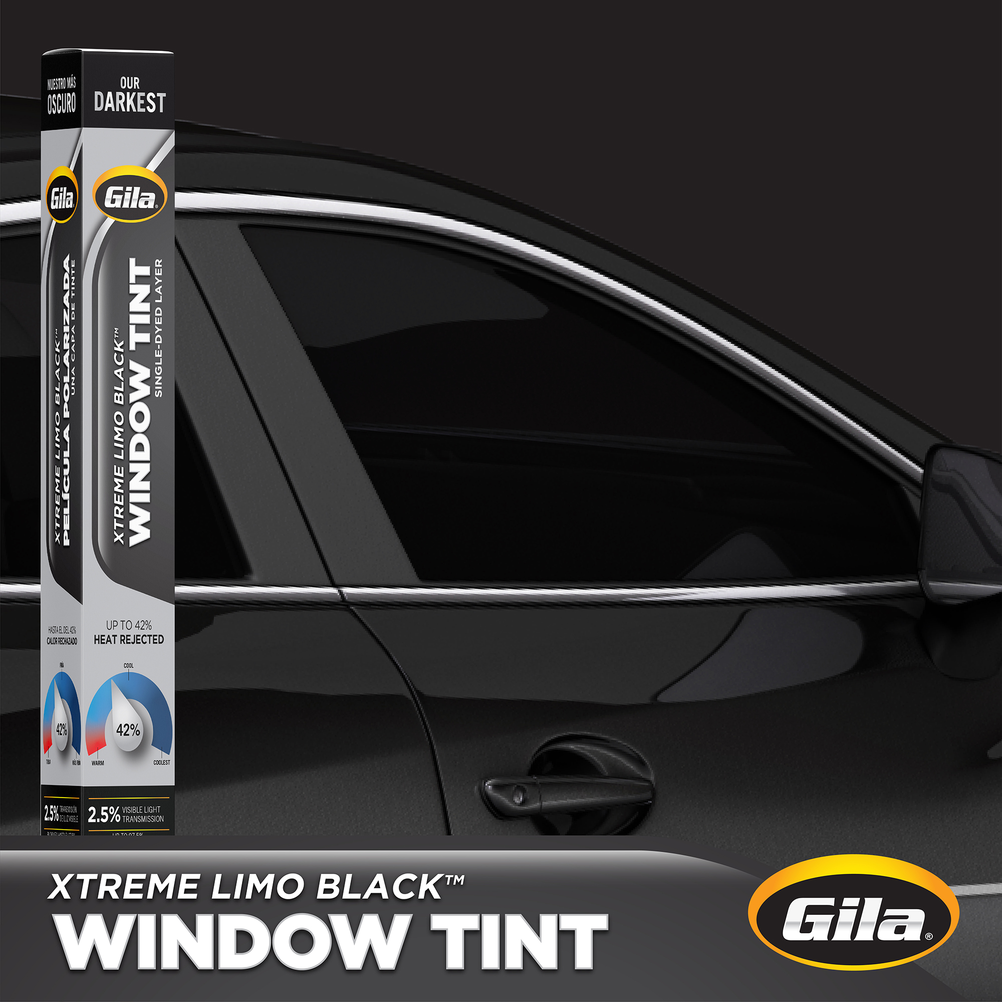XTREME LIMO BLACK Tint | Gila Window Film