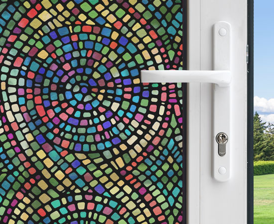 Pinwheel Decorative Window Film | Gila Window Film